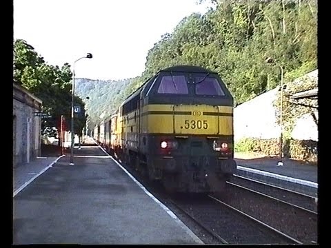 NMBS/SNCB Class 53/54 Diesel Locomotives - YouTube