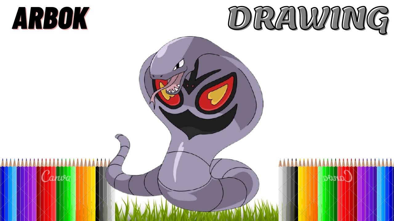How To Draw Arbok (POKEMON) - YouTube