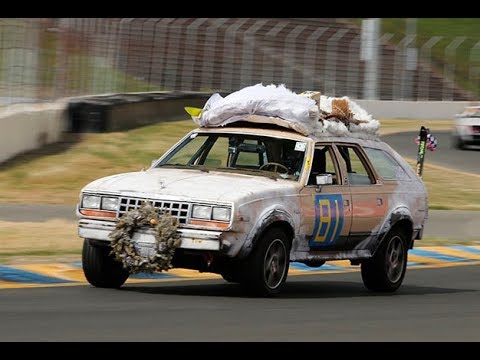 Pit Crew Revenge 1981 AMC Eagle at 24 Hours of Lemons race - YouTube
