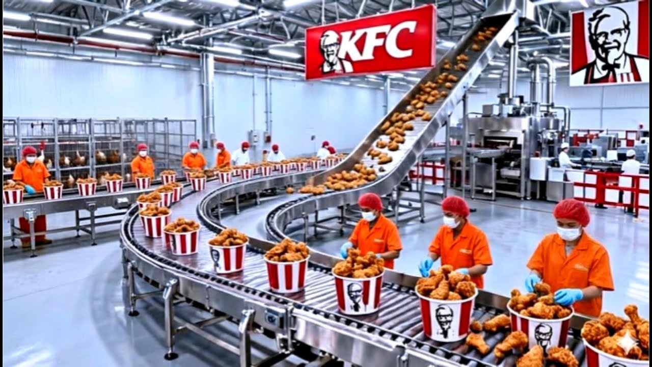 Inside the KFC Factory: How KFC’s Chicken is Made in Modern Factory ...
