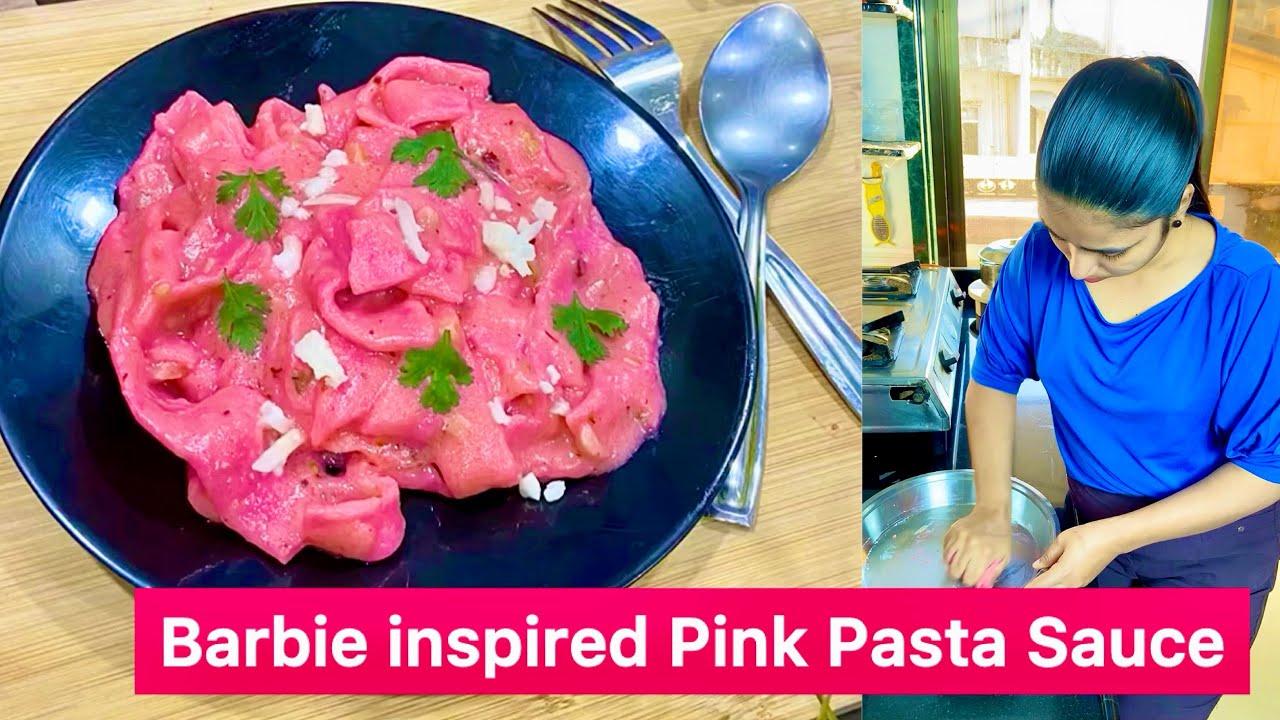Barbie-Inspired Pink Pasta: Taste the Magic of Elegance and Flavor! 💖 ...