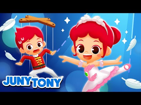 Ballerina, Ballerino 🩰💖 | Ballet Dancers | Kids Ballet Song | Job & Occupation Songs | JunyTony