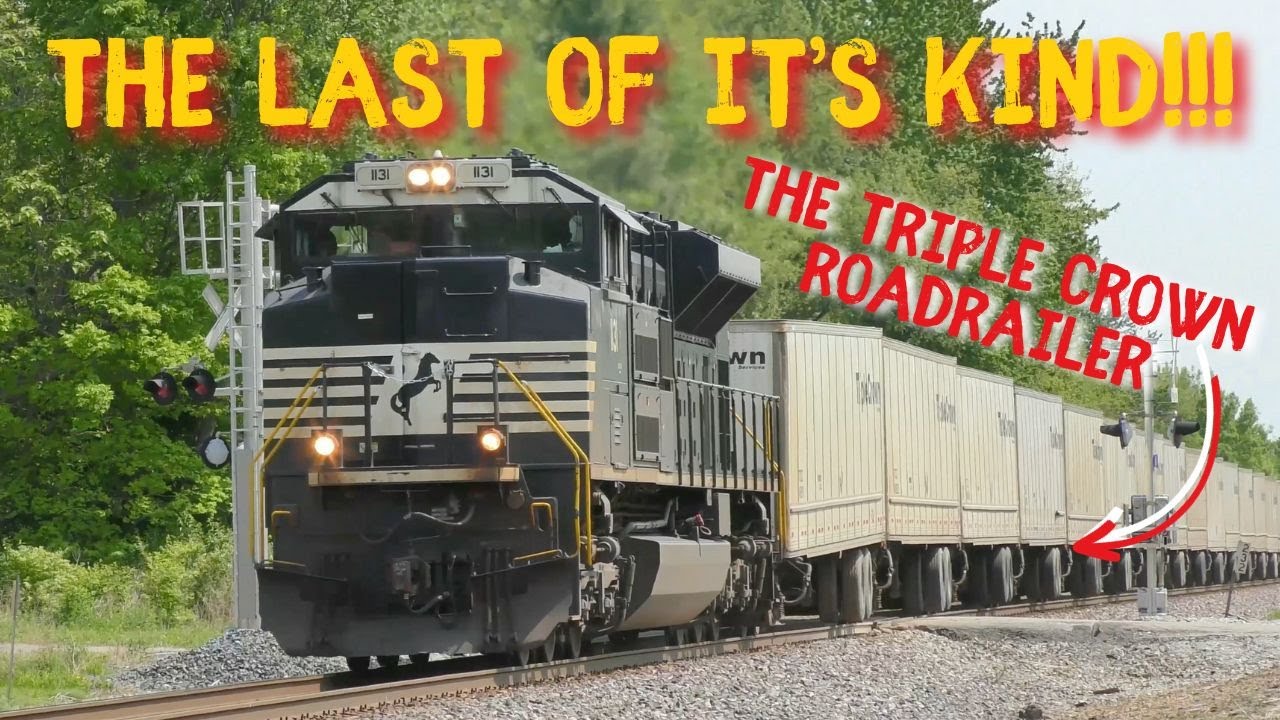 The Triple Crown RoadRailer "The last of it's kind" A train with no ...