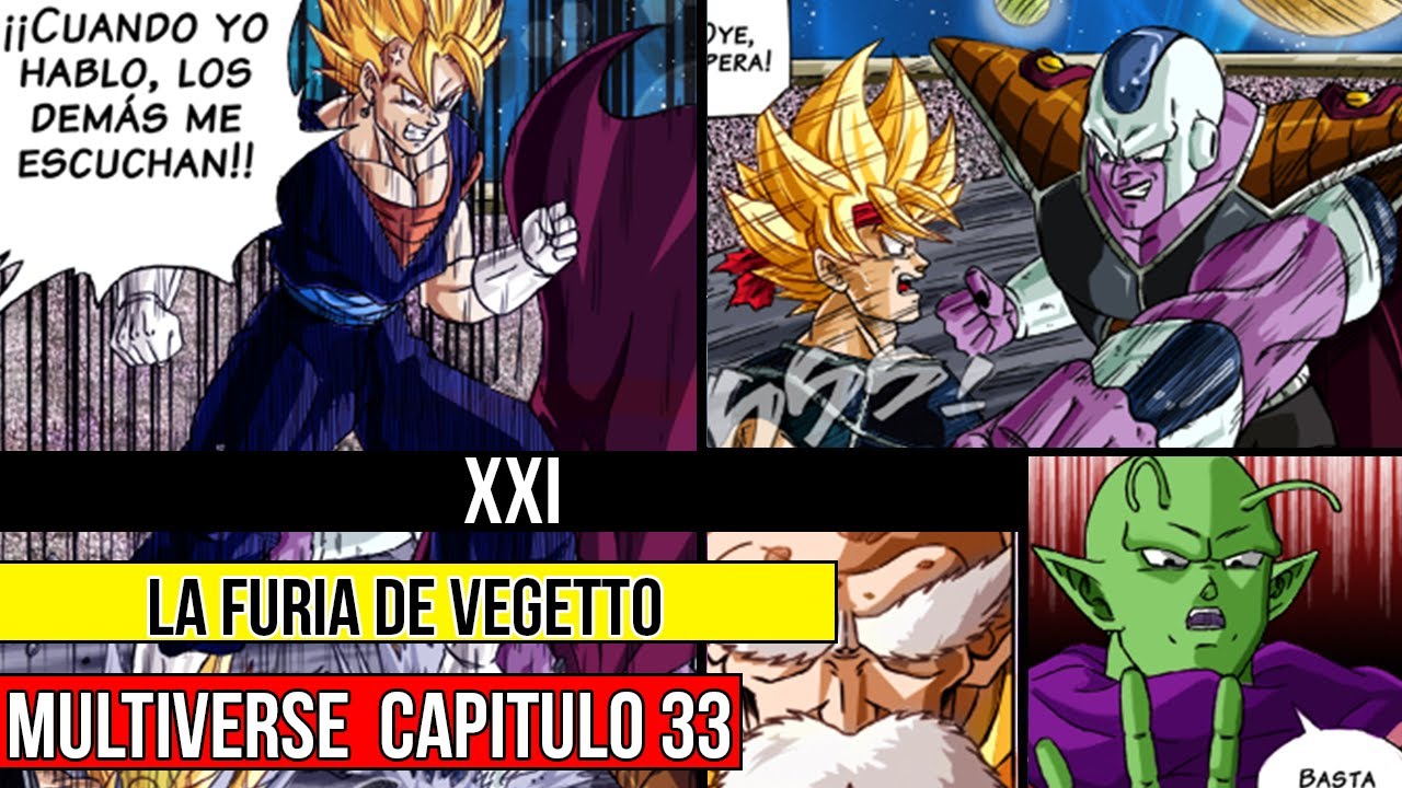 Dragon Ball Multiverse Capítulo 33: ¡La Furia De Super Vegetto! ¡El ...