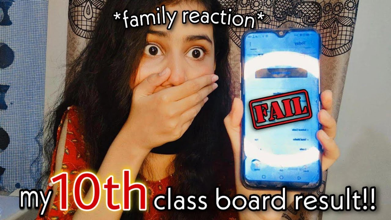 Reacting to my class 10 Board Result 2021 *Pass or Fail* LIVE REACTION🤯 ...