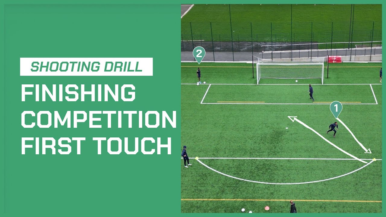 Finishing Competition - First Touch | Soccer Coaching Drills - YouTube