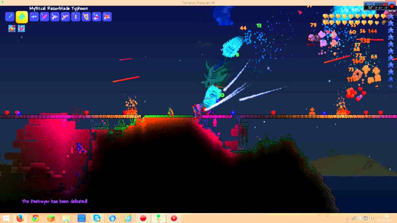 Terraria [raizertypon & blizzard staff vs duke and 3 destrouers] FAIL ...