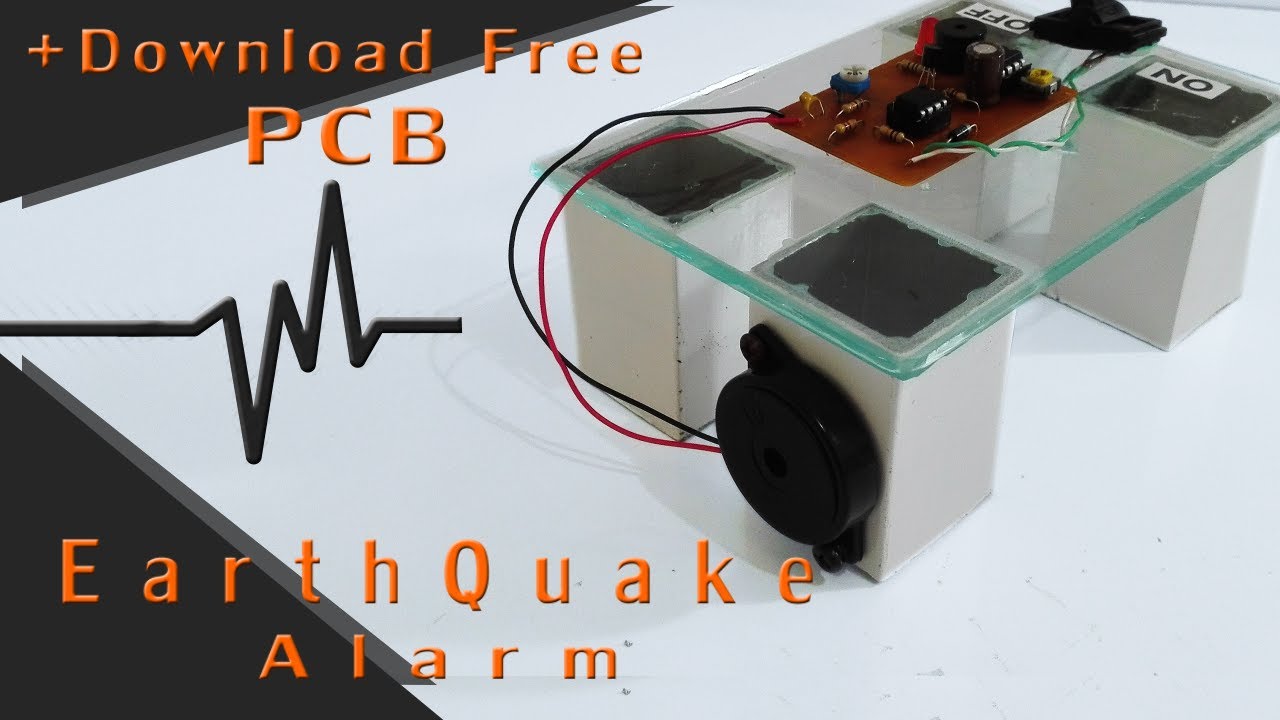 How To Make EarthQuake Alarm with PIEZO [ professional ] DIY - YouTube