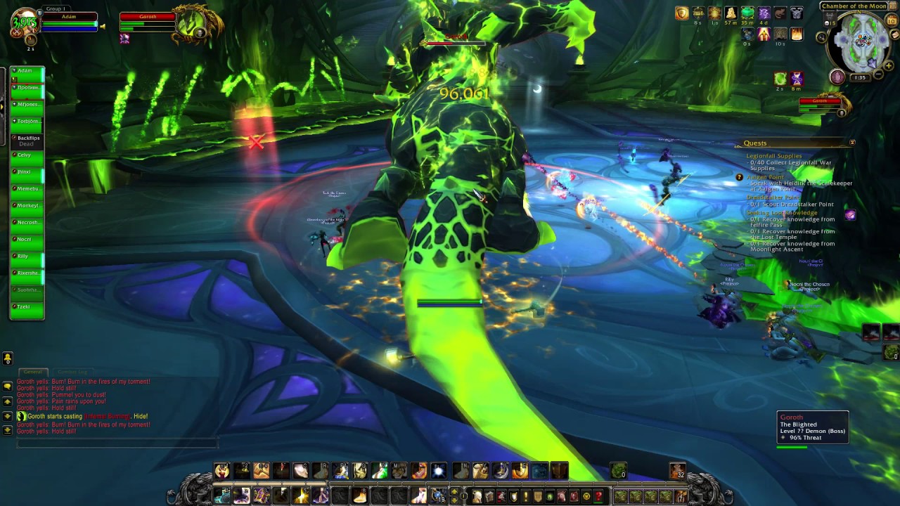 Goroth Heroic - Tomb Of Sargeras PTR (Paladin Tank POV) - YouTube