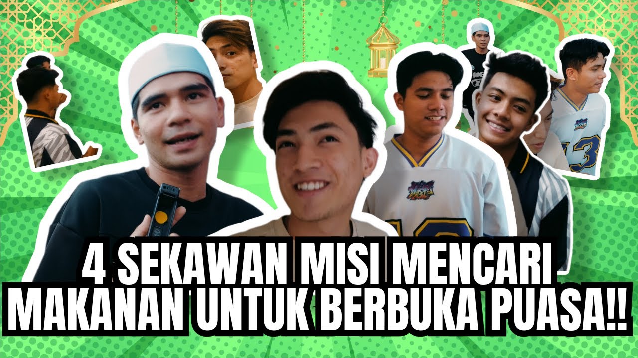 AJAK 4 SEKAWAN PERGI KE BAZAR UNTUK BERBUKA?!.KANTOI KANDA TAK PUAS4 ...