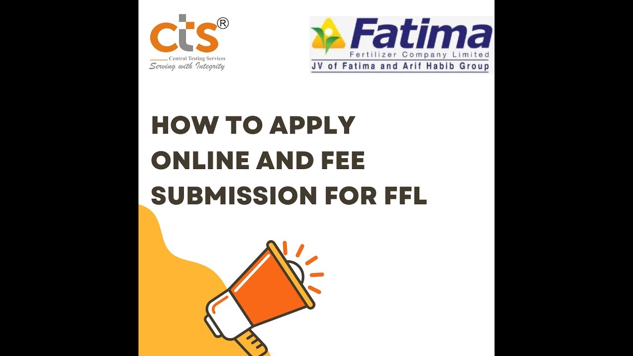 HOW TO APPLY II FFL II FATIMA FERTILIZER II CTS II CTSPAK - YouTube