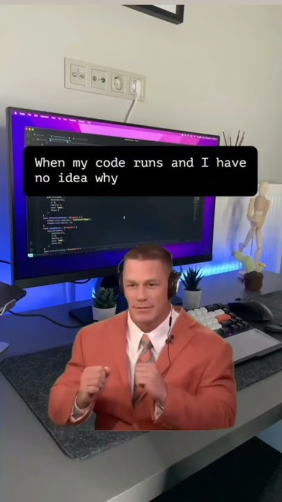 When My Code Runs And I Dont Have Any Idea Why ๐๐ Education Fun Codingmeme Shorts Youtube