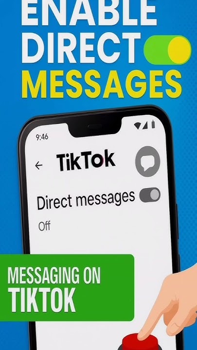 How to enable Direct messages on Tiktok #shorts #ytshorts - YouTube