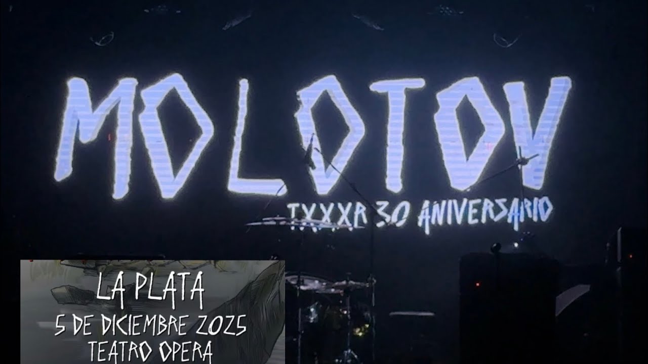 MOLOTOV Tour 30 Aniversario LA PLATA, ARGENTINA - MOLOCHETE - Control ...