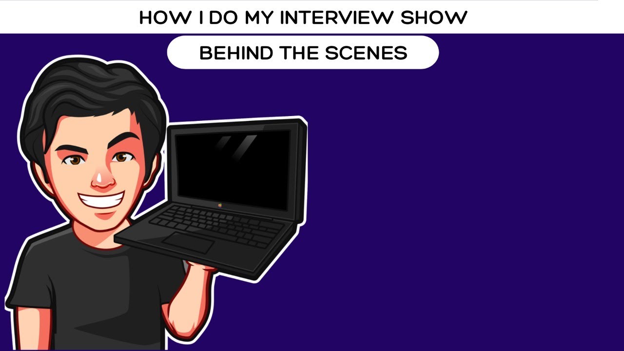 How I do my Interview Show - Behind The Scenes - YouTube