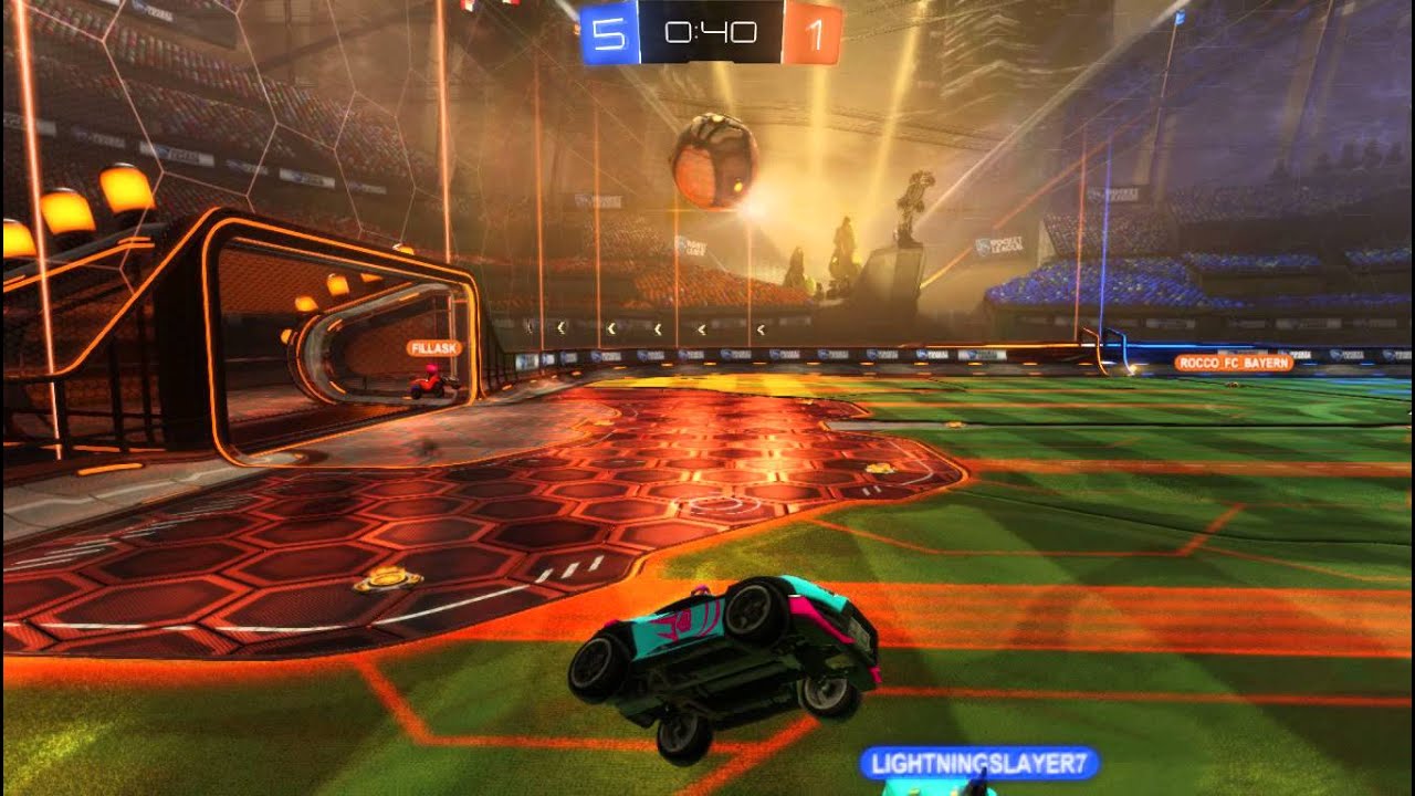 Rocket League - High wall aerial goal - YouTube