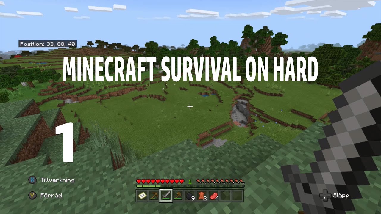 Minecraft Survival On Hard! Pt.1 - YouTube