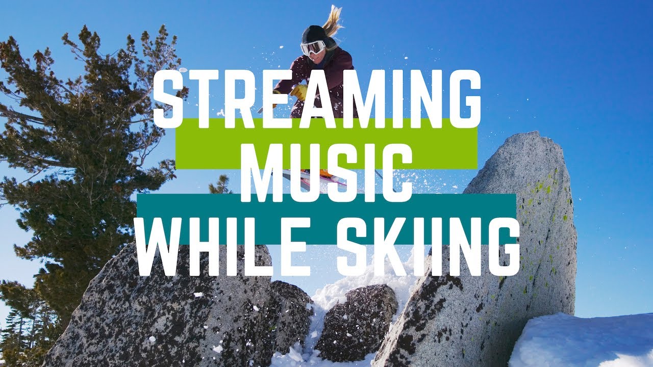 Skiing with hearing loss: Listening to music while skiing - YouTube