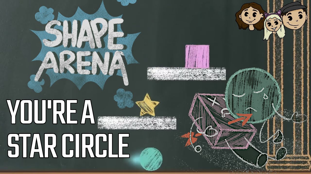 Shape Arena Gameplay #1 : YOU'RE A STAR CIRCLE | 3 Player - YouTube