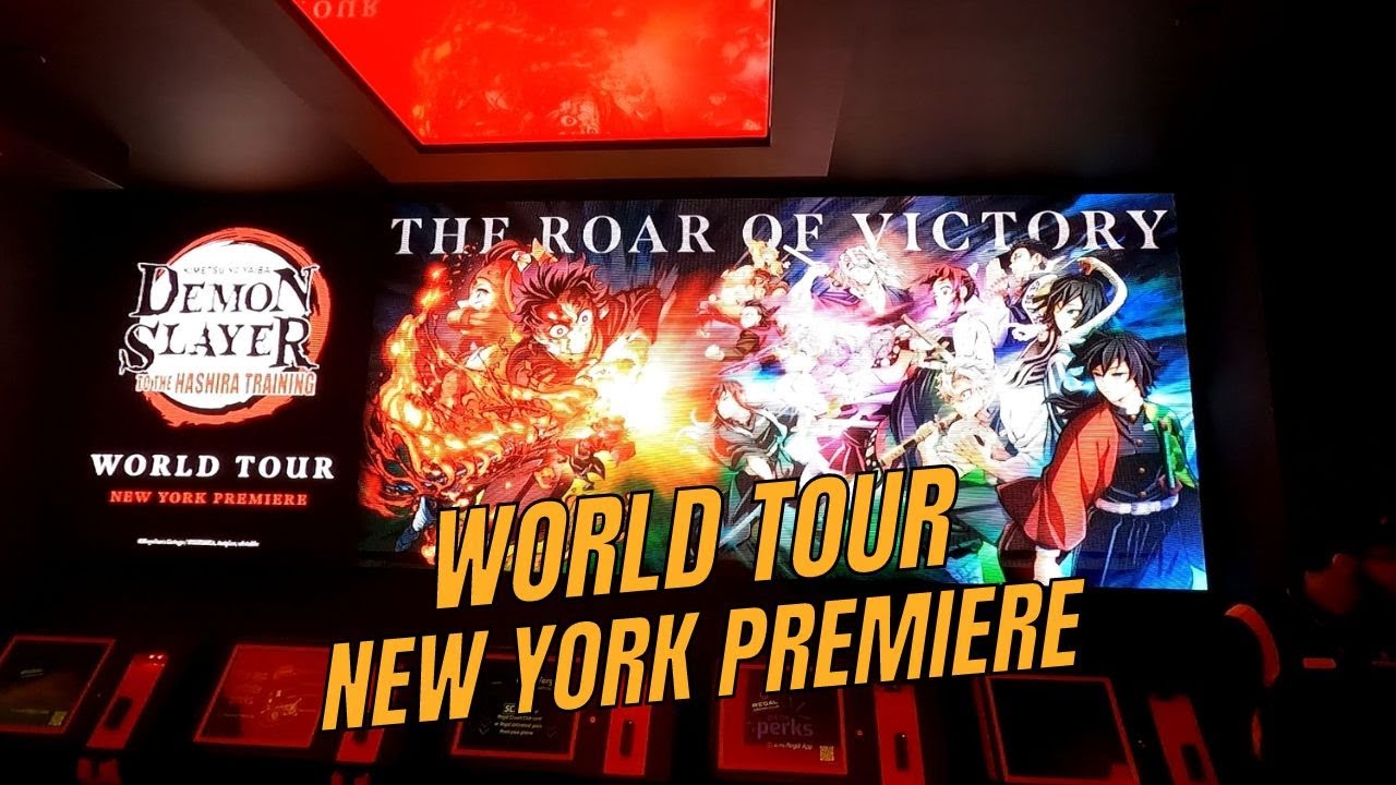 TRAVEL // DEMON SLAYER WORLD TOUR NEW YORK PREMIERE - YouTube