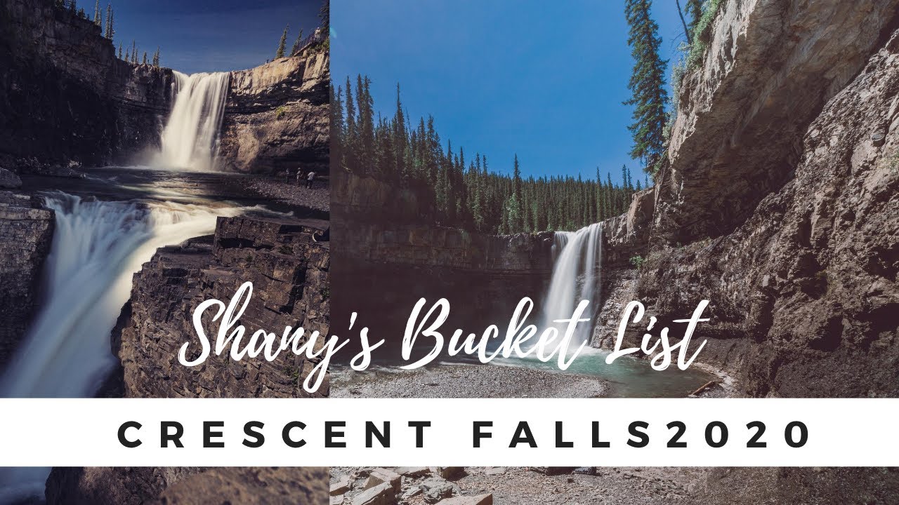 CRESCENT FALLS 2020 | Waterfalls in Nordegg, Alberta, Canada - YouTube