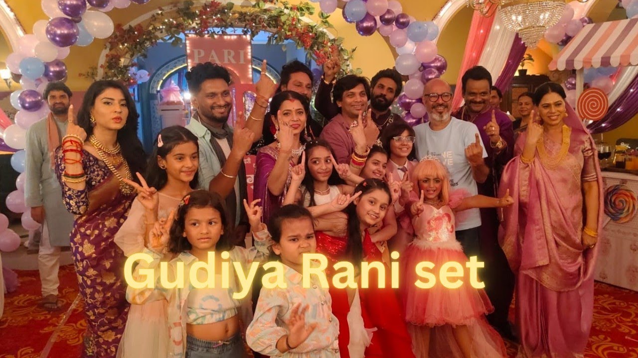 gudiya Rani serial set our mera birthday vlog🫶 ...
