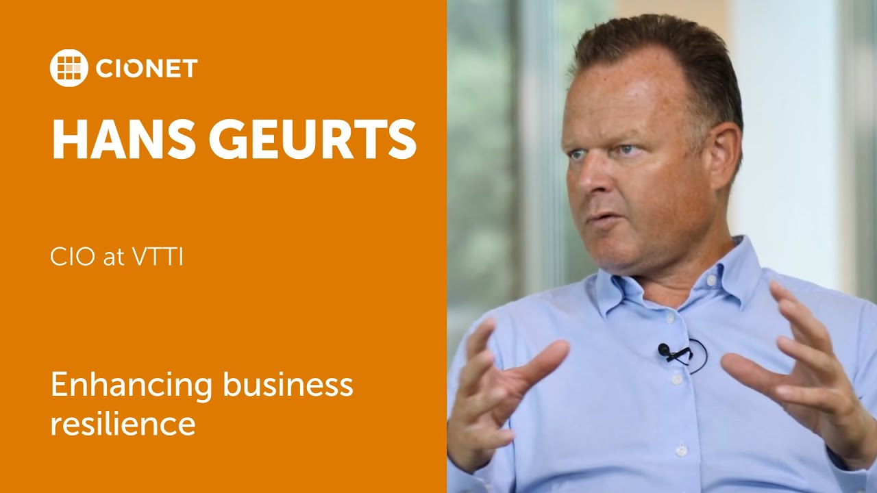 Hans Geurts – CIO at VTTI – Enhancing business resilience - YouTube