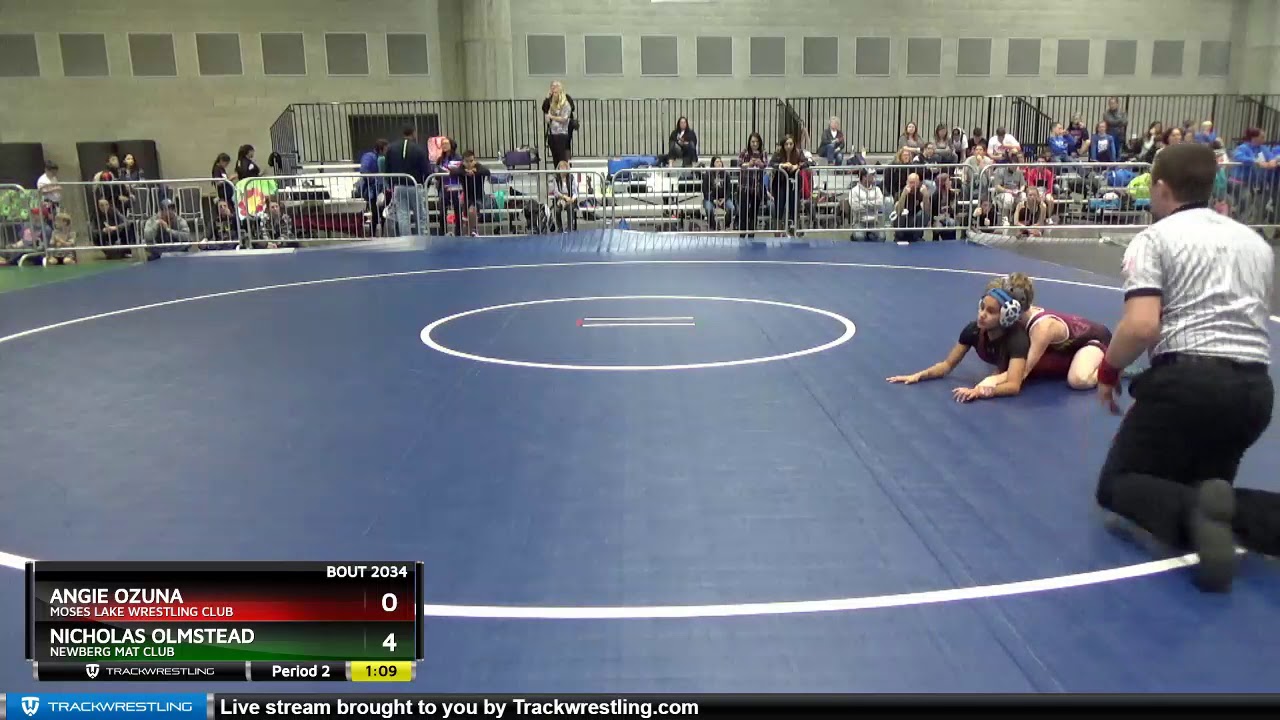 Middle School 97 Nicholas Olmstead Newberg Mat Club Vs Angie Ozuna ...