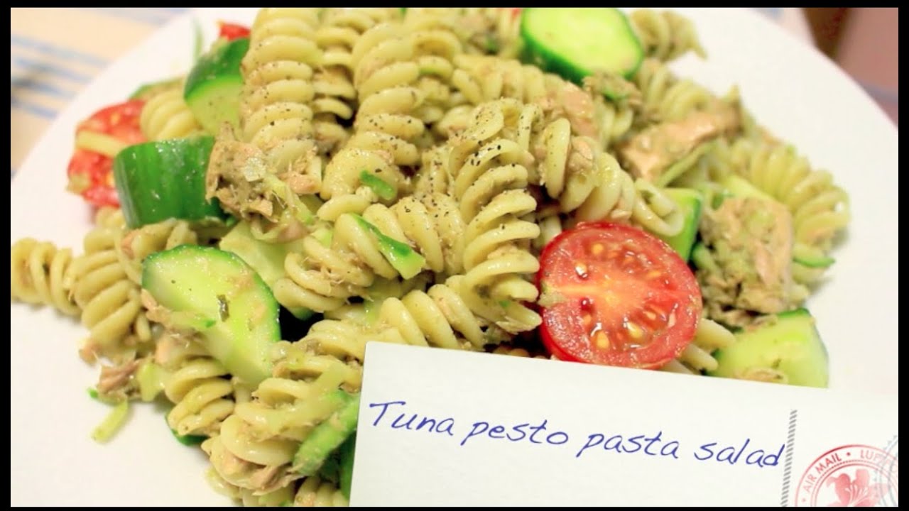 KT lifestyle Episode 3: TUNA pesto pasta salad - YouTube
