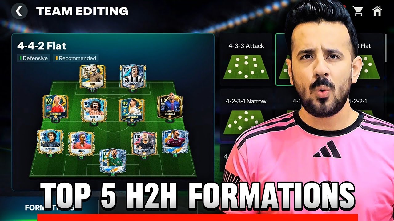 Top 5 H2H Formations 🤔 - YouTube