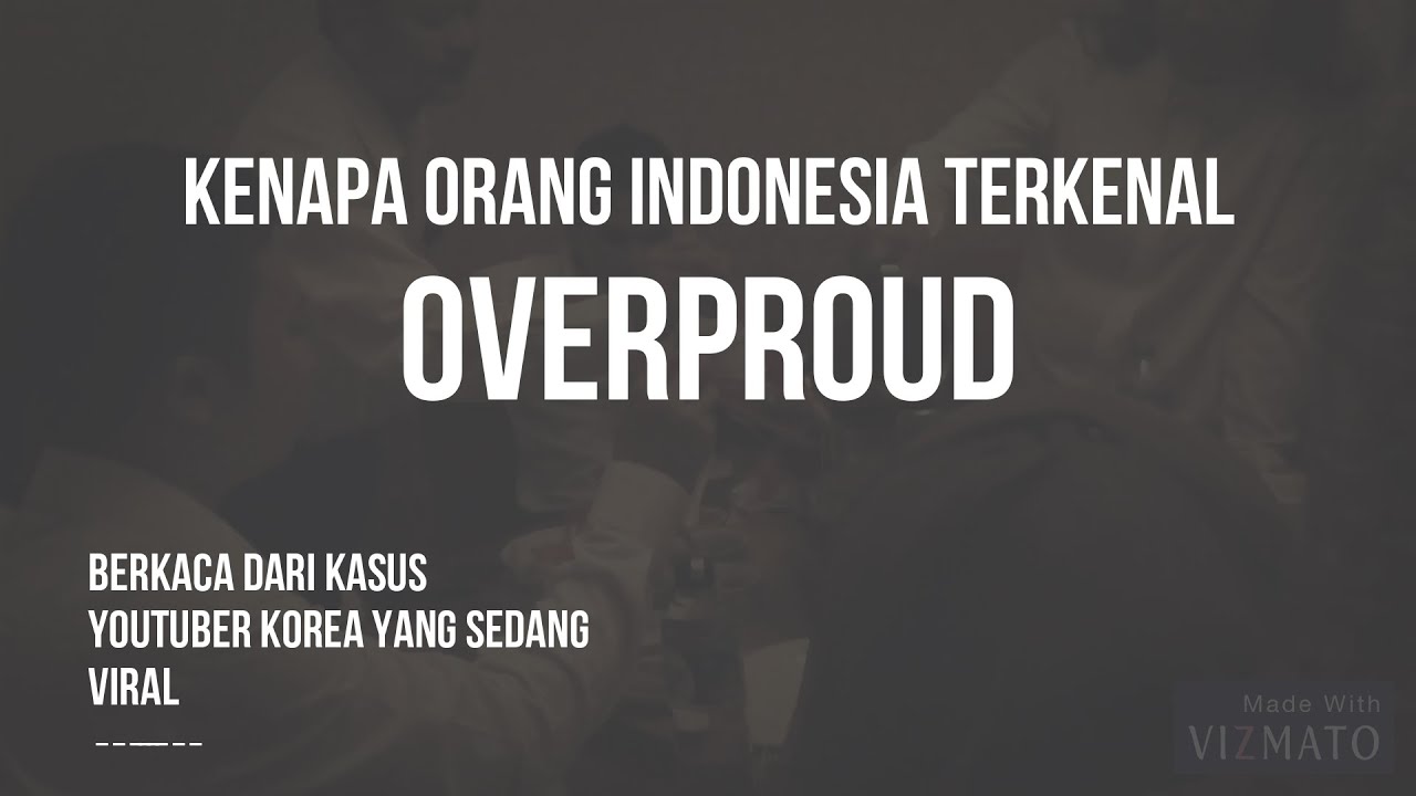 Orang Indonesia Terlalu Overproud Sehingga Mudah Dimanfaatkan | Kasus ...