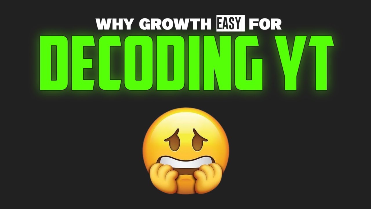 The Real SECRET of @decodingyt Growth ! - YouTube
