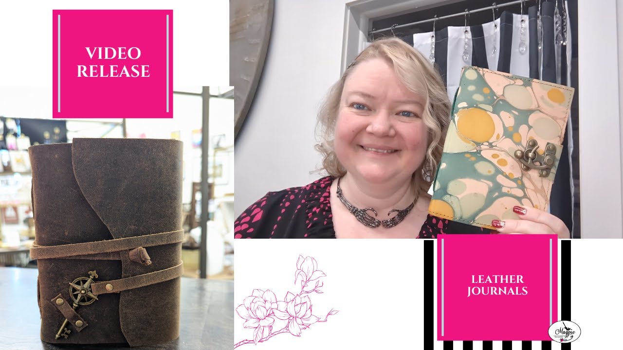 Handcrafted Leather Journals at Magpie! - YouTube