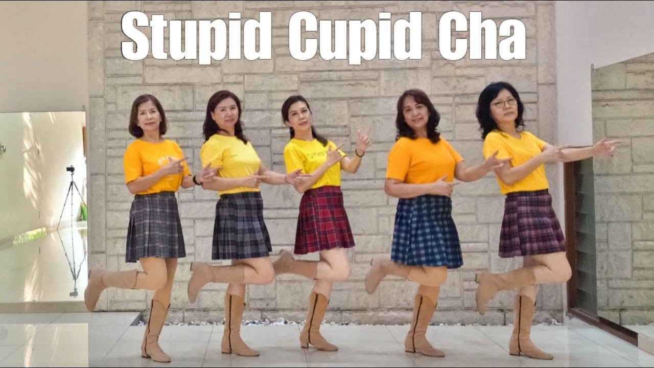 Stupid Cupid Cha Line Dance demo Count YouTube stupid-cupid-cha-line-dance-demo-count-youtube