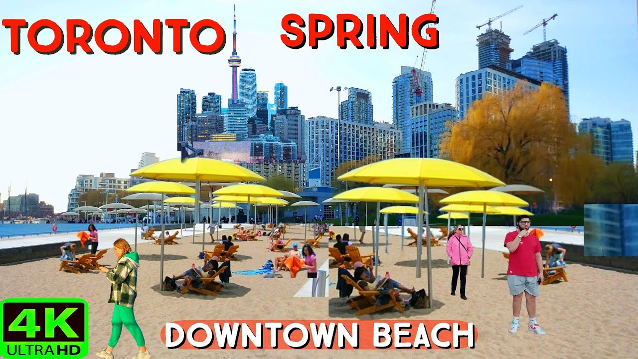 【4K】TORONTO SPRING WATERFRONT DOWNTOWN WALKING TOUR CANADA 4K - YouTube