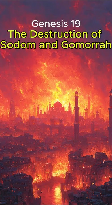 Genesis19 The Destruction of Sodom and Gomorrah #bible #aibible # ...