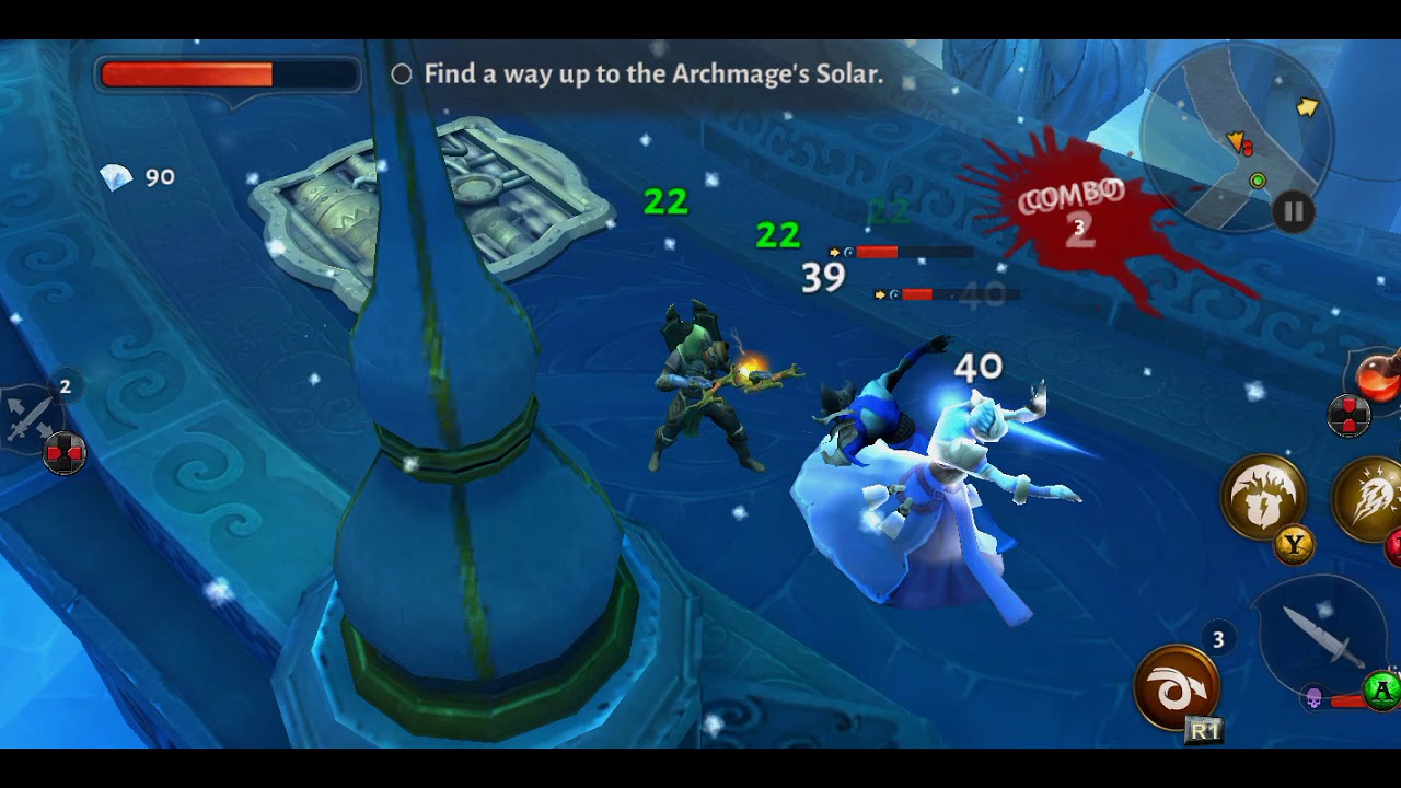 Gameloft - playing mobile games with controller - YouTube