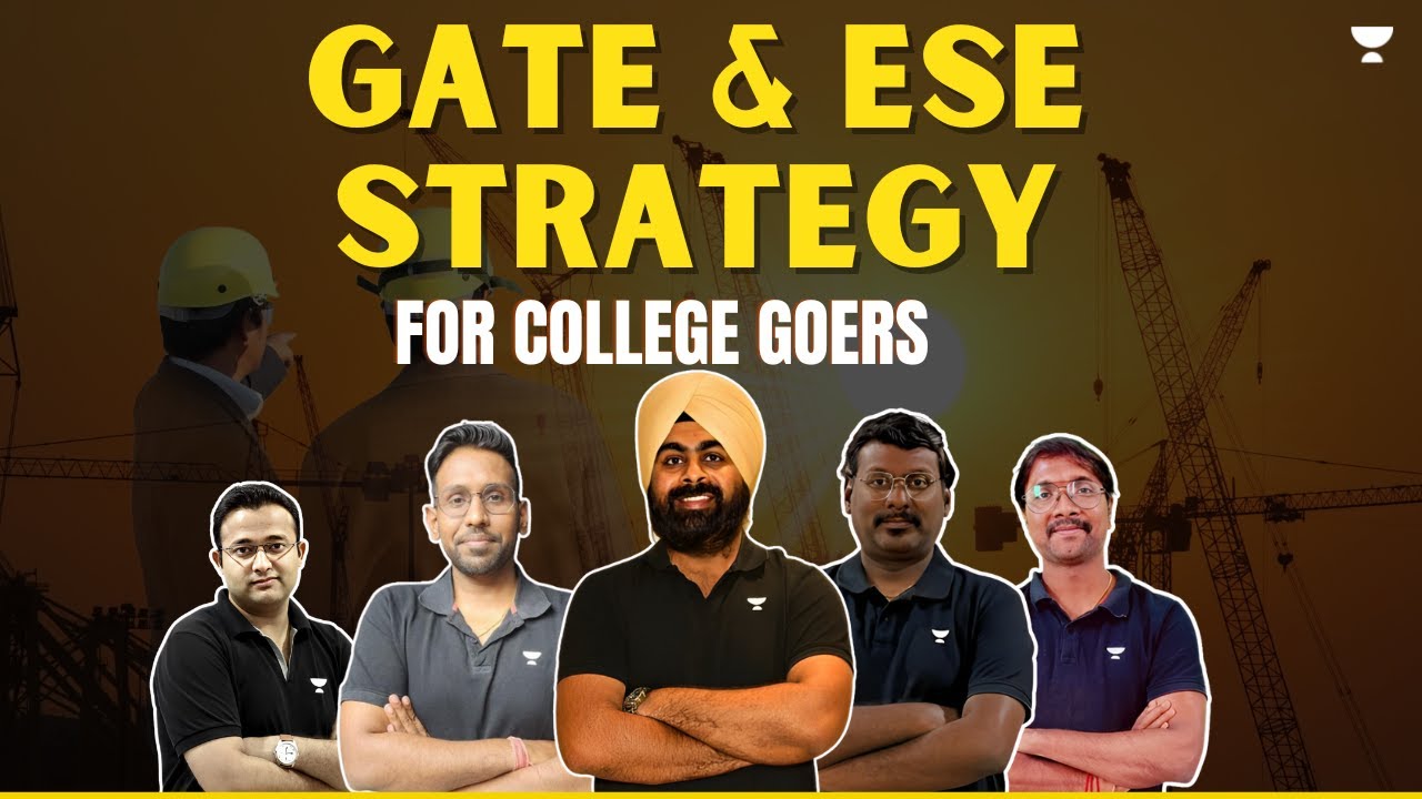 Gate & ESE strategy for College Goers | Civil Engineering - YouTube