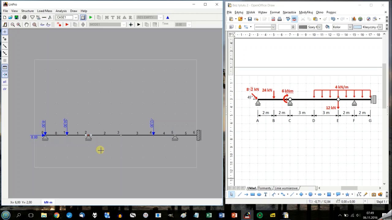 Program MES - LinPro - belka - YouTube