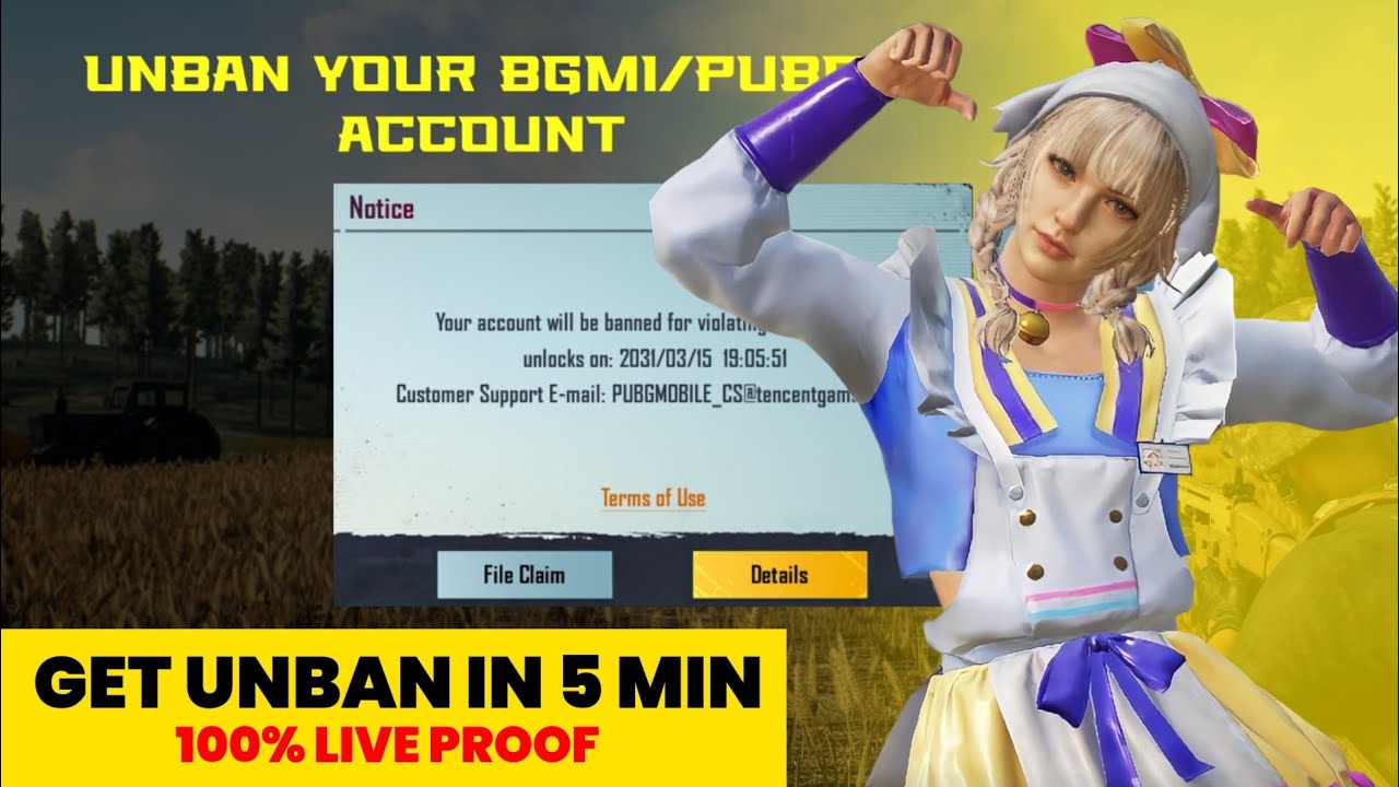 HOW TO UNBAN PUBG ACCOUNT UNBAN 10 YEAR BAN PUBG ACCOUNT UNBAN ...