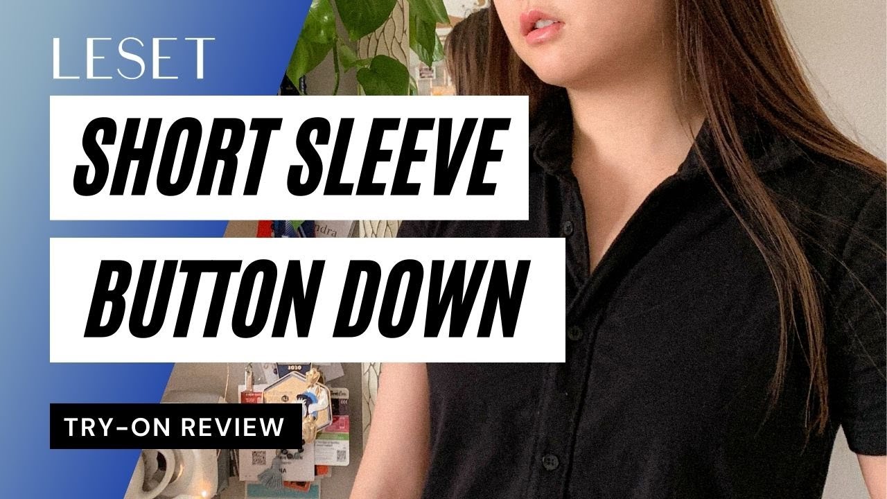 Leset Short Sleeve Button Down Review | The Lobby - YouTube