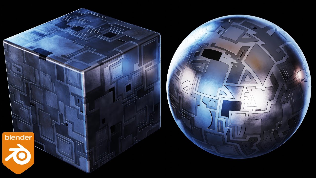 Easy Sci-Fi Metal Greeble Material (Blender Tutorial) - YouTube