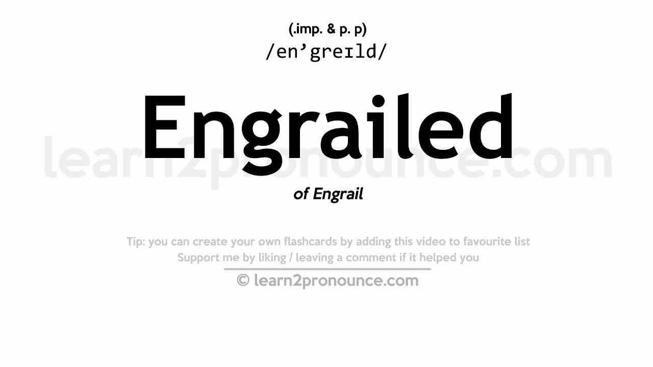 Pronunciation of Engrailed | Definition of Engrailed - YouTube