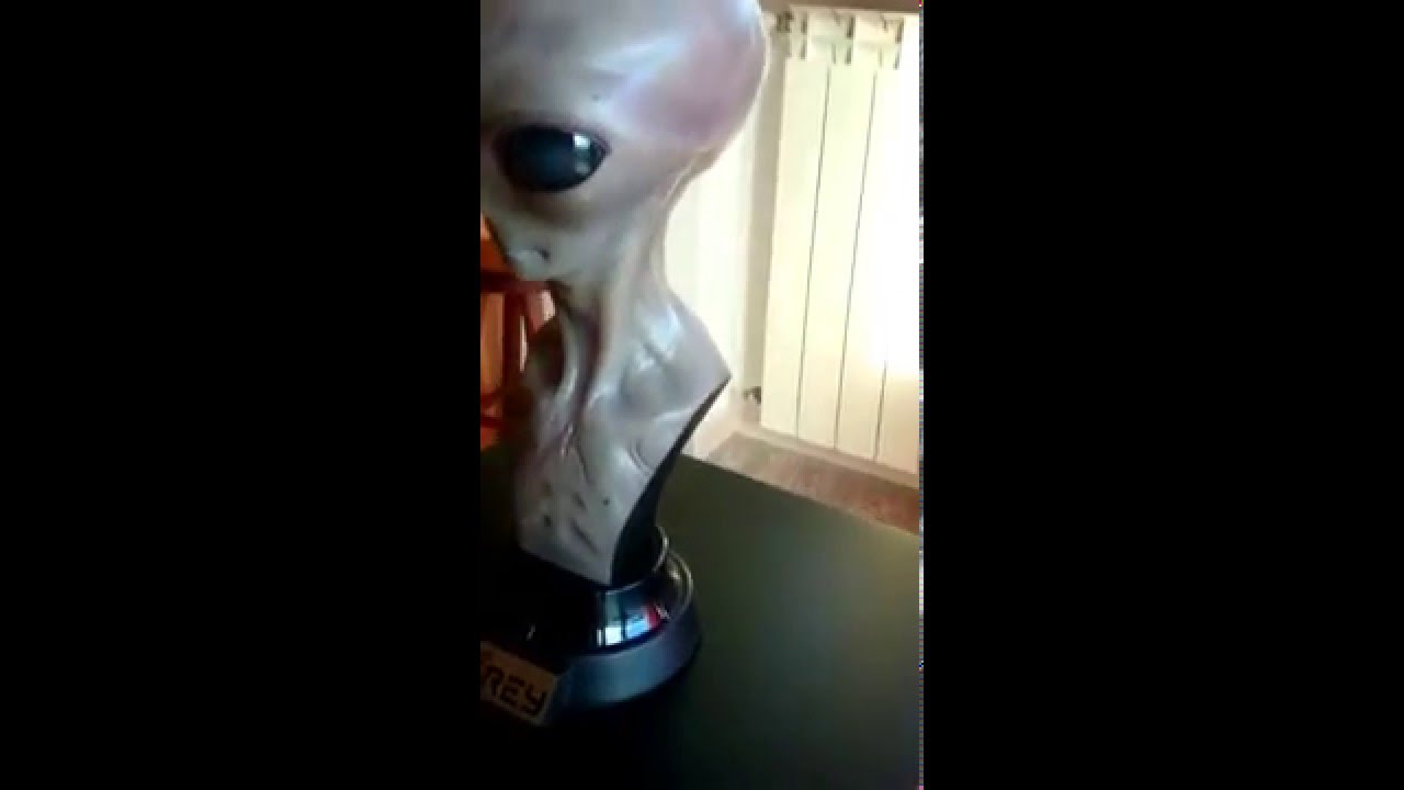 Elite creature collectibles alien the grey statue - YouTube