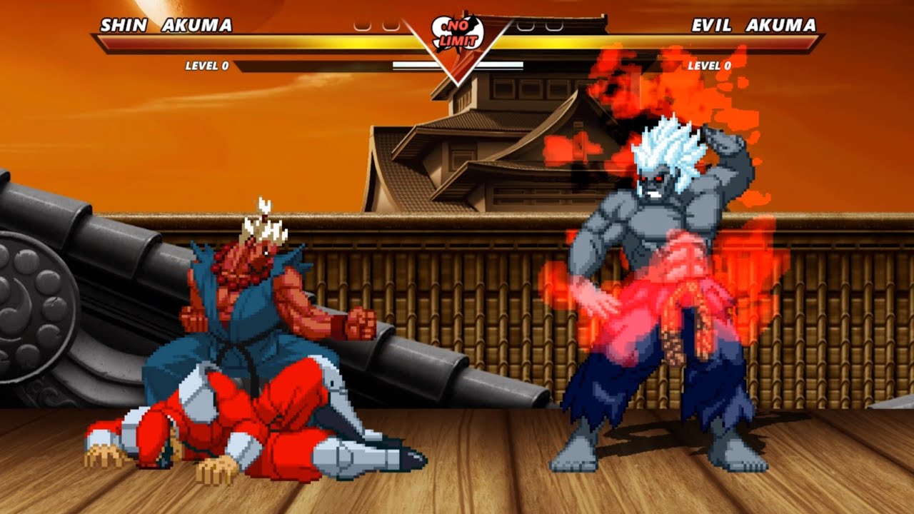 SHIN AKUMA vs EVIL AKUMA - High level insane fight 🔥 - YouTube
