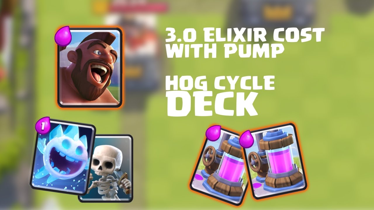 Clash Royale - FAST Hog Cycle Deck! - YouTube