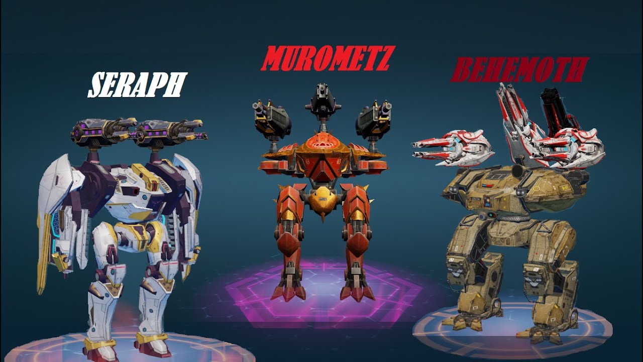 Murometz, Seraph, and Behemoth Combination || War Robots Gameplay ...