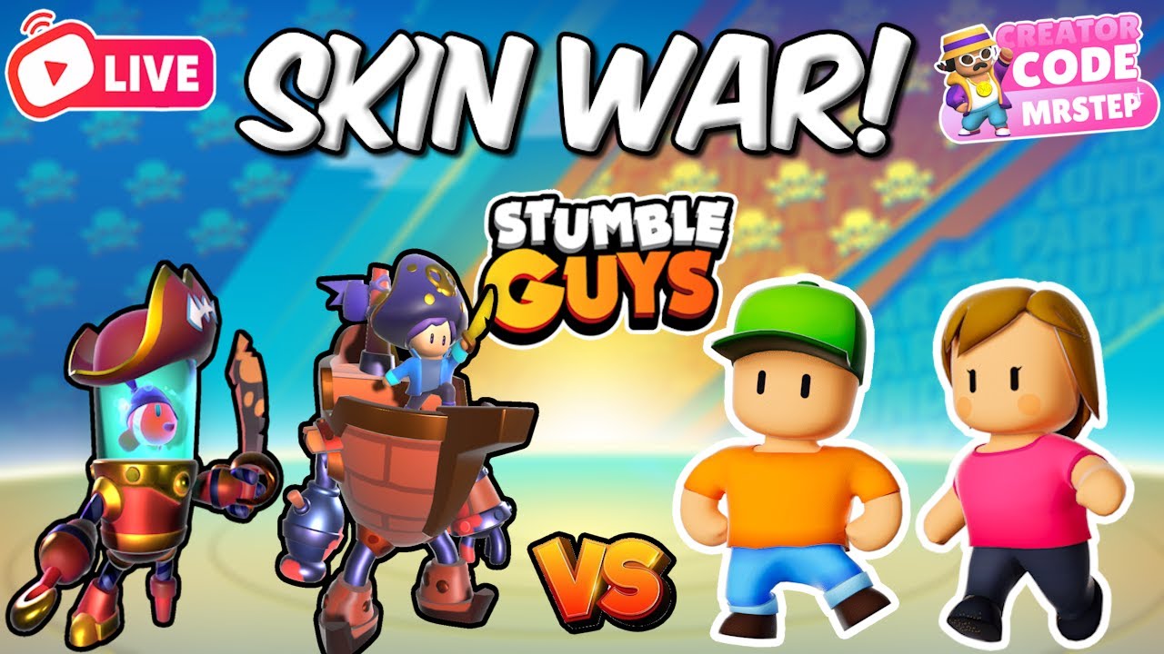 Stumble Guys Stumble Pass Pirates Skin War! #WestWave #stumbleguyslive ...