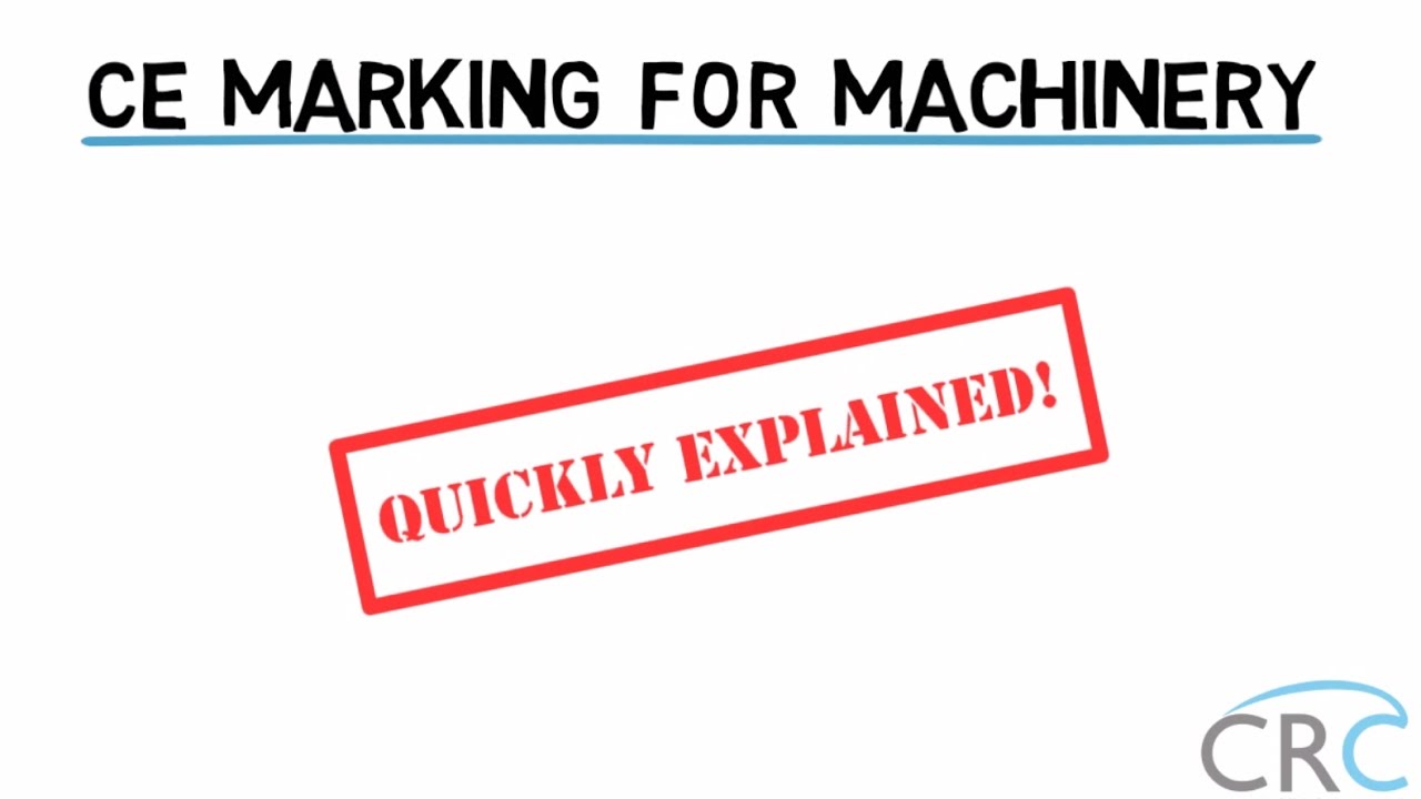 CE Marking For Machinery - YouTube
