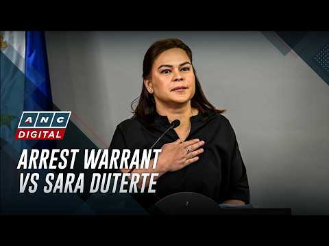 BREAKING: Arrest warrant out vs Sara Duterte for grave threats case - VP lawyer | ANC